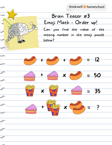 Math puzzles brain teasers store