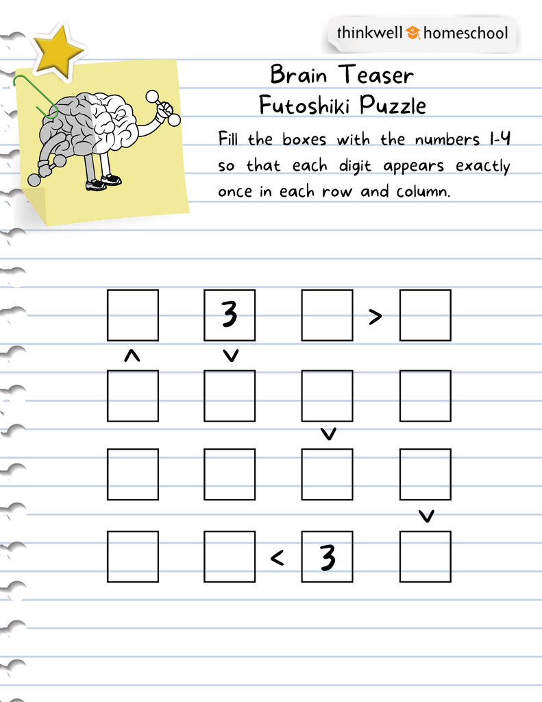 Free Math Puzzles | Thinkwell Homeschool