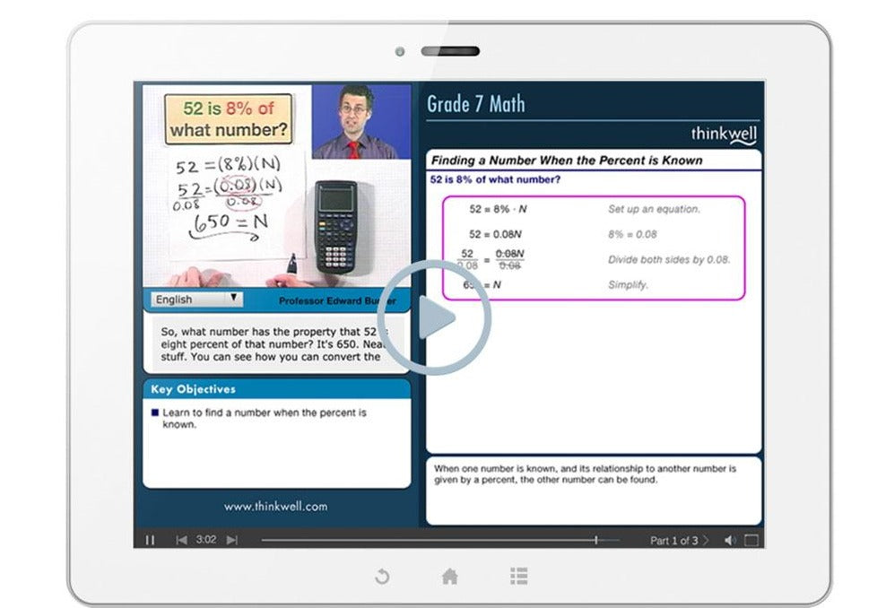 7th Grade Math Essential Review | Thinkwell Homeschool